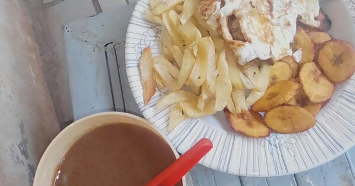 Kunun Tsamiya N Fries Recipe by Fatima - Cookpad