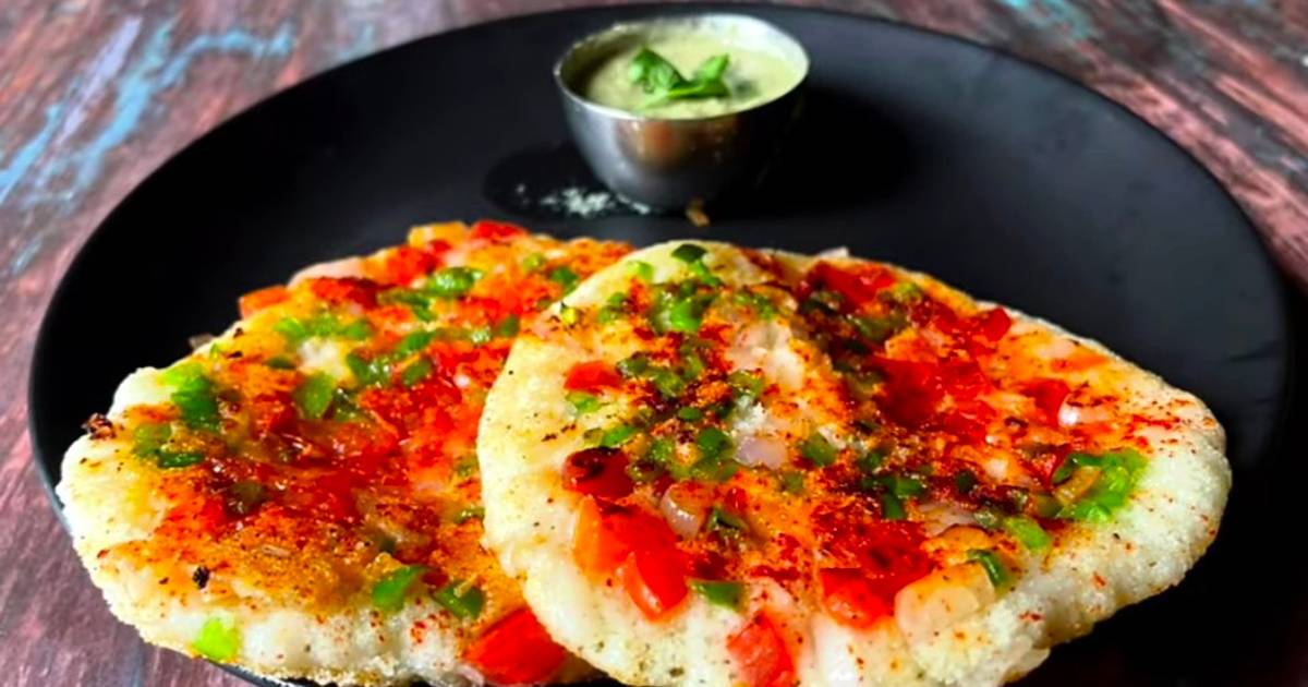 #HBR Masala Uttapam Recipe by Jayashree Kumbhakar - Cookpad
