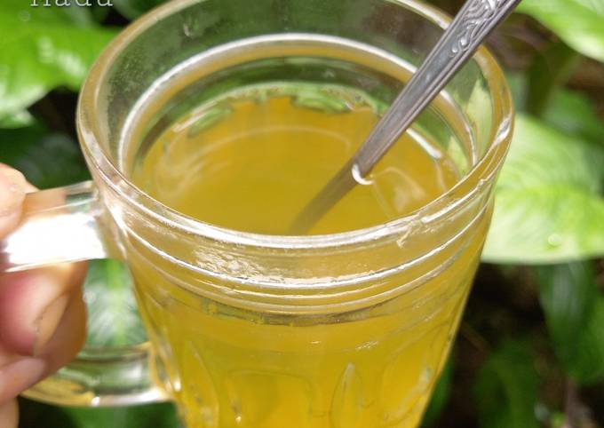 Resep Teh Jahe Kunyit Madu Sederhana oleh Lissy Art - Cookpad
