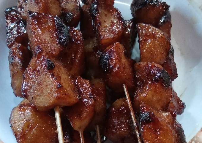 Resep Pentol bakar teflon @choirunnisa_chacha oleh choirun nisa - Cookpad