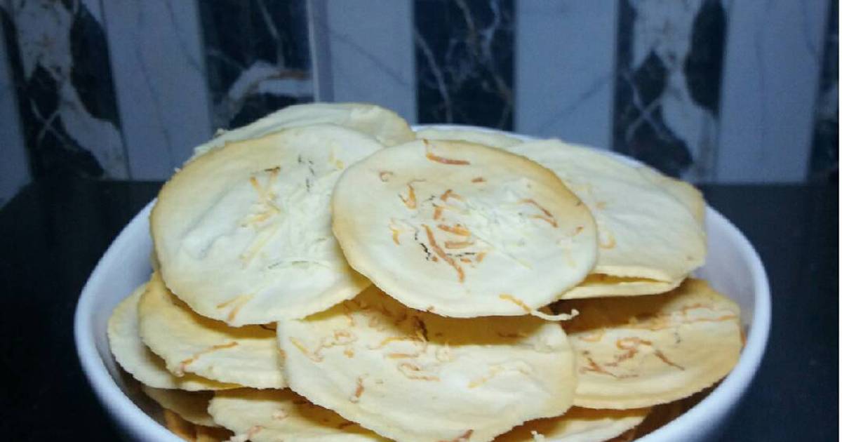 Resep Cheese Tuile Cookies (Almond Crispy Cheese) oleh Oriennn - Cookpad