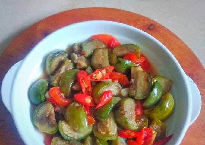 Resep Oseng Terong Bulat oleh LilisSyam 🎀 - Cookpad