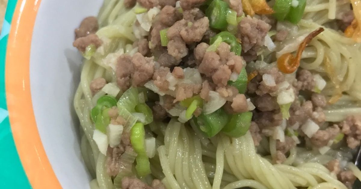 Resep Menu Mpasi 12m+ Bakmi Daging oleh Puput Kristanti - Cookpad