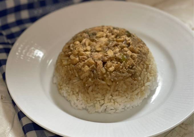 Resep Nasi Tim Ayam Tempe oleh Roro Woelan - Cookpad