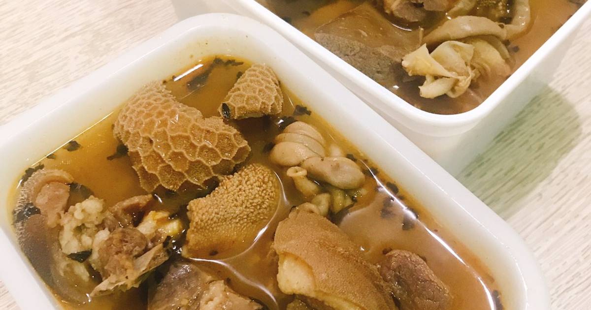Goat meat and offals peppersoup Recipe by Cookingwithseki - Cookpad