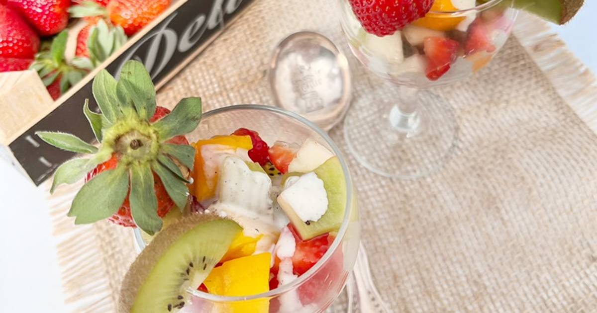 Salade de fruits jus d’orange et lait de coco de Aux douceurs de Gaelle ...