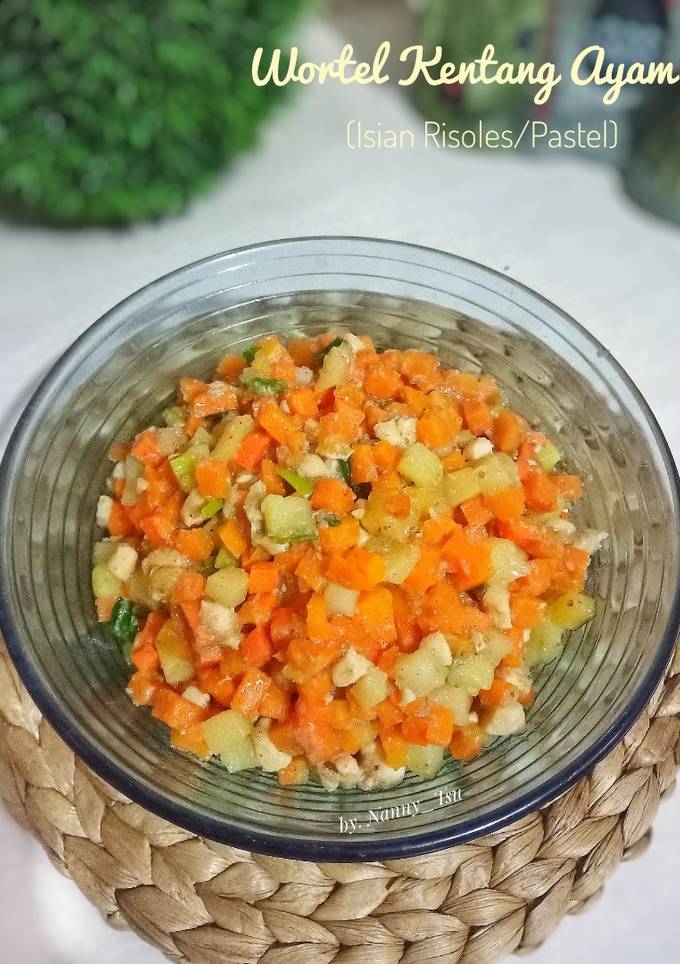Resep 340. Wortel, Kentang, Ayam (Isian Risol) oleh Rose - Cookpad