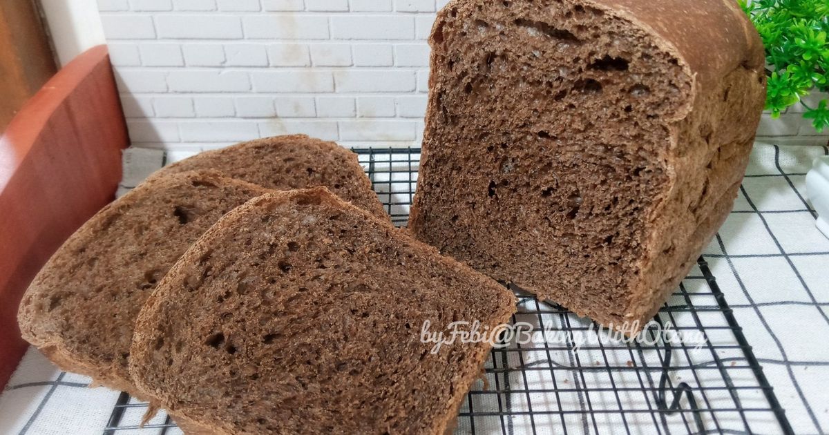 Resep Roti Tawar Cokelat (Sourdough) oleh Baking With 'Otang' - Cookpad