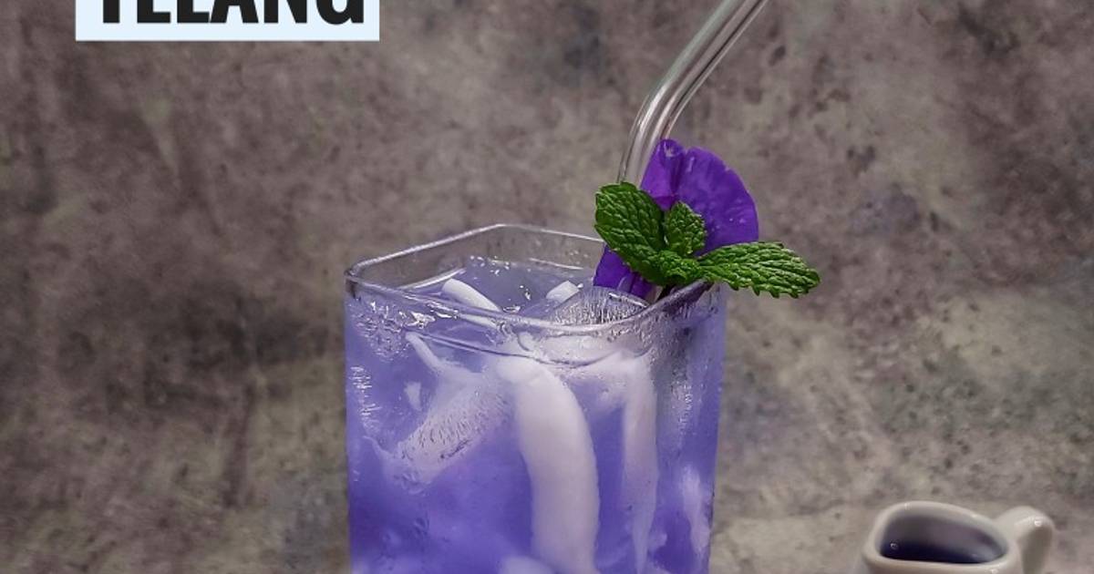 Resep Es Dogan Bunga Telang oleh beekitchen - Cookpad