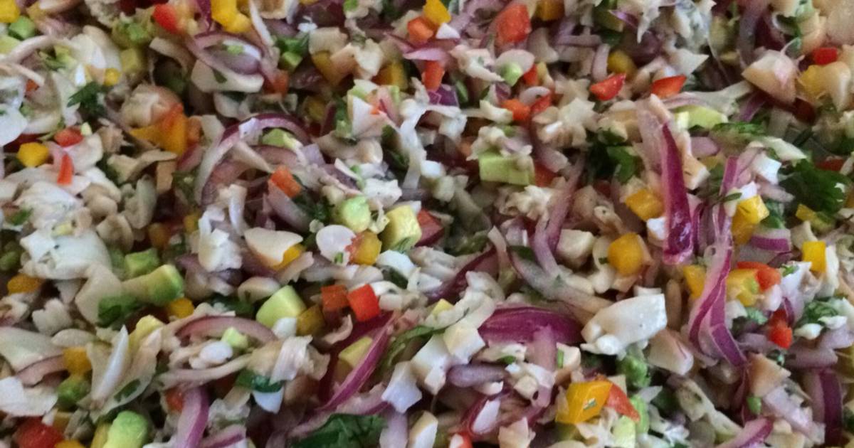 Ceviche de machas Receta de Marisol Melgarejo - Cookpad