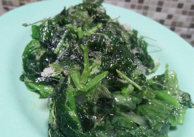 Resep Bayam Goreng oleh Nadiya Widad - Cookpad