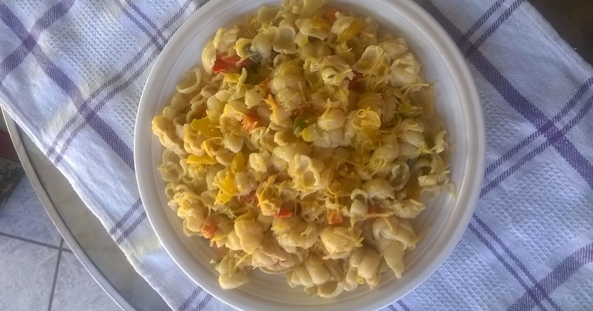 Macaroni With Pasta Sauce Recipe by virginia - Cookpad