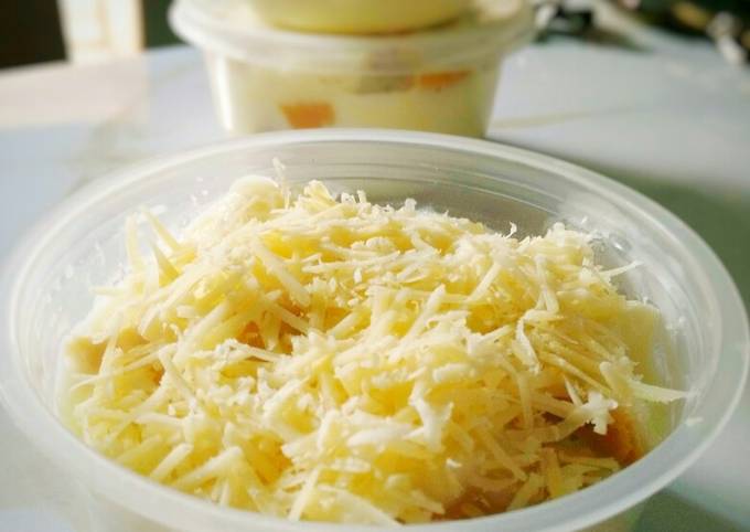 Resep Setup Roti Tawar Vla Keju oleh Corina Masruroh - Cookpad