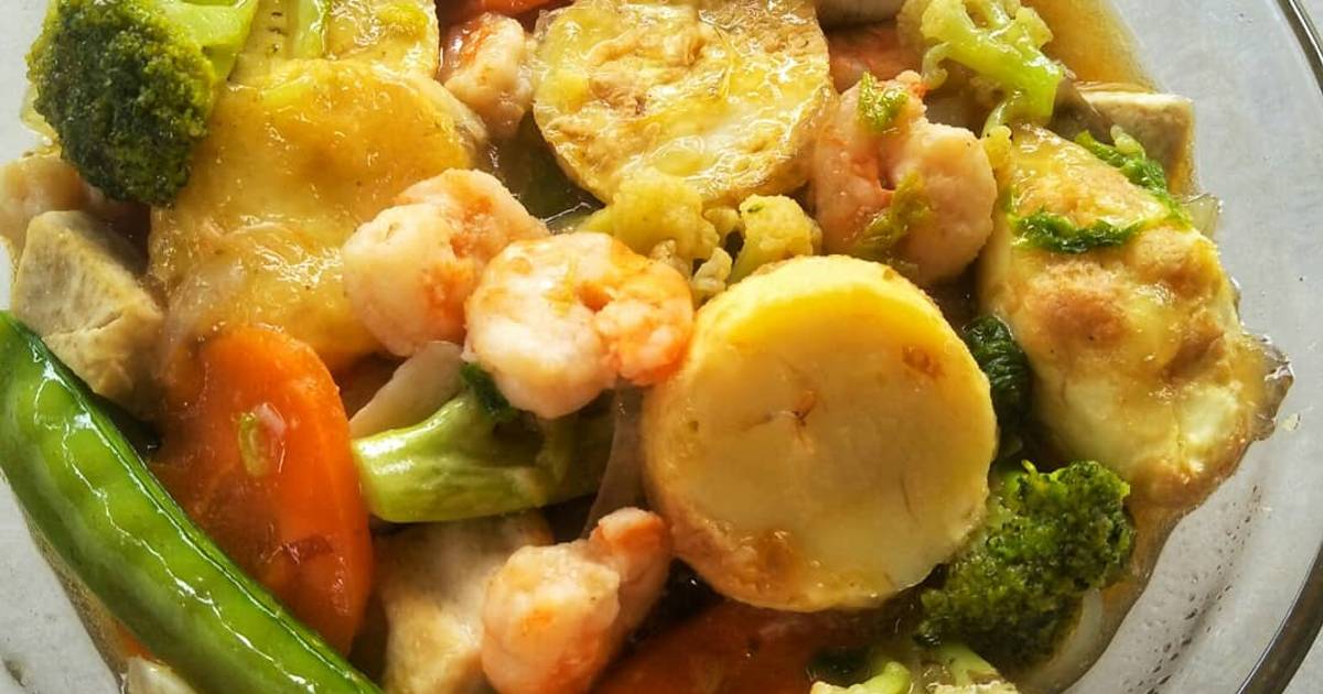 172 resep capcay seafood tofu enak dan mudah - Cookpad