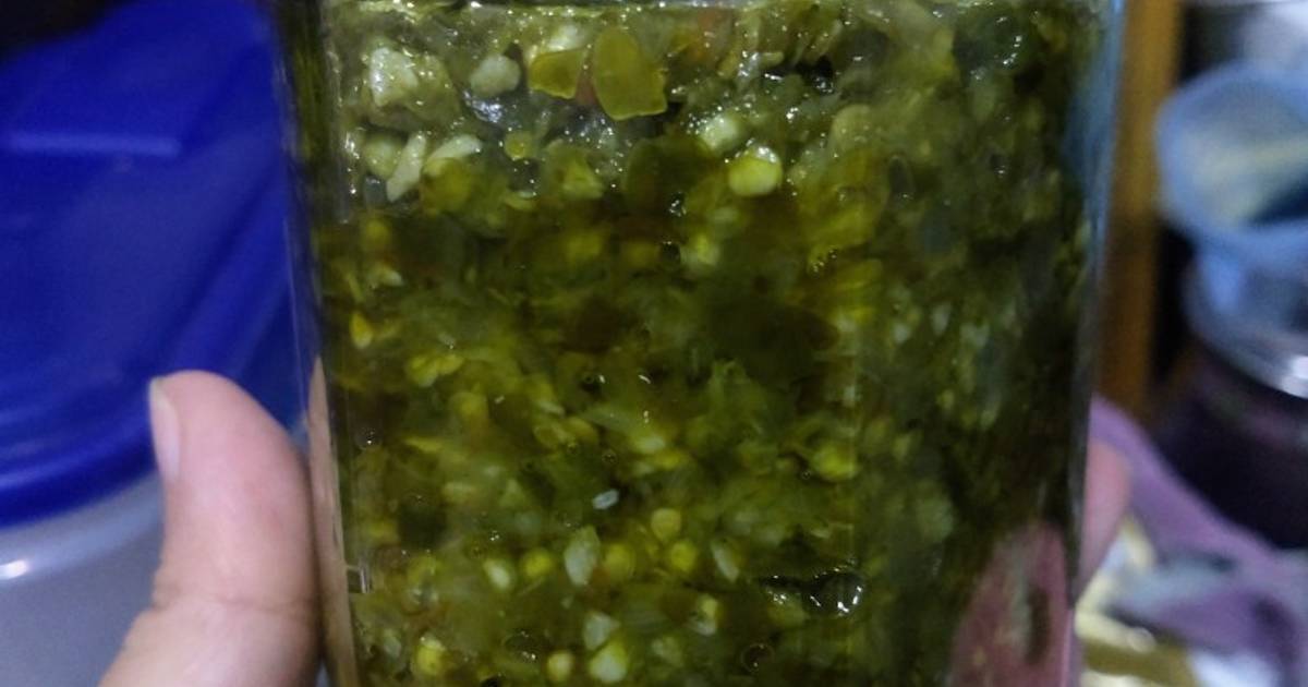 Resep Sambal cabe ijo (lado ijo) oleh Ummi Immel - Cookpad