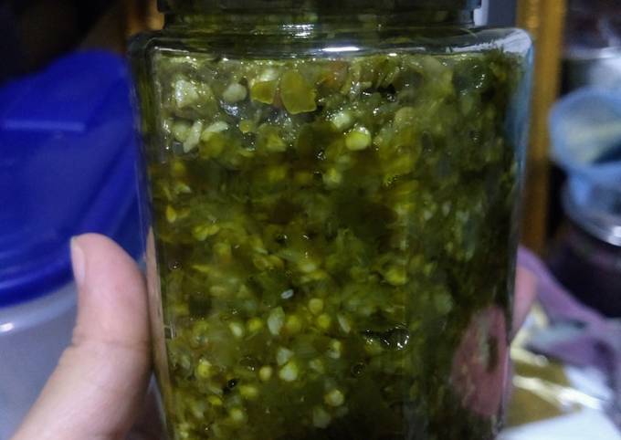Resep Sambal cabe ijo (lado ijo) oleh Ummi Immel - Cookpad