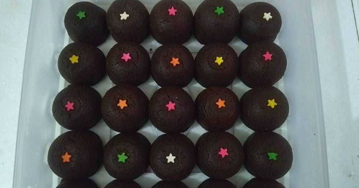 Resep 182. Brownies mini chocolatos (no mixer no oven) oleh Shofiyyah ...