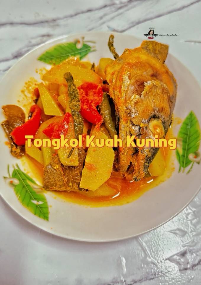Resep Tongkol Kuah Kuning Nikmat (tanpa minyak & sedikit santan) oleh ...