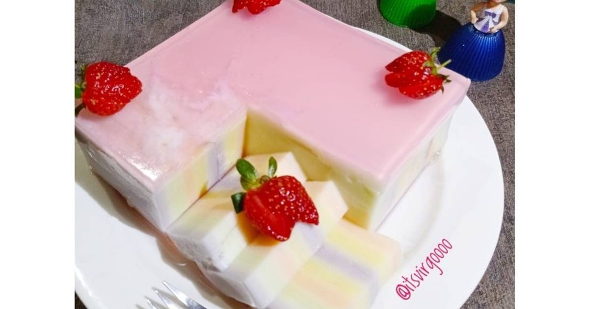 54 resep agar lapis pelangi enak dan mudah - Cookpad