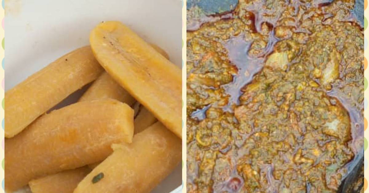 Ampesi with kontomire😋🥰 Recipe by Temayaz Princez - Cookpad