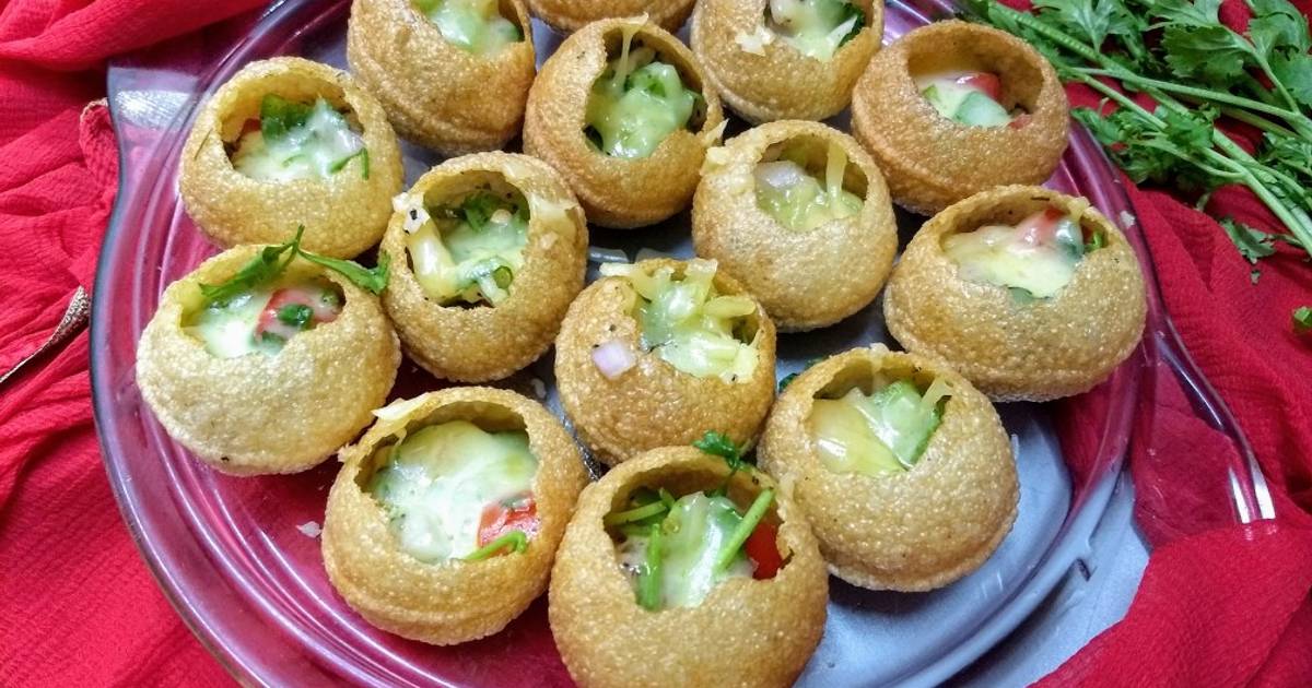 Pizza puri Recipe by Usha V Bhat - Cookpad