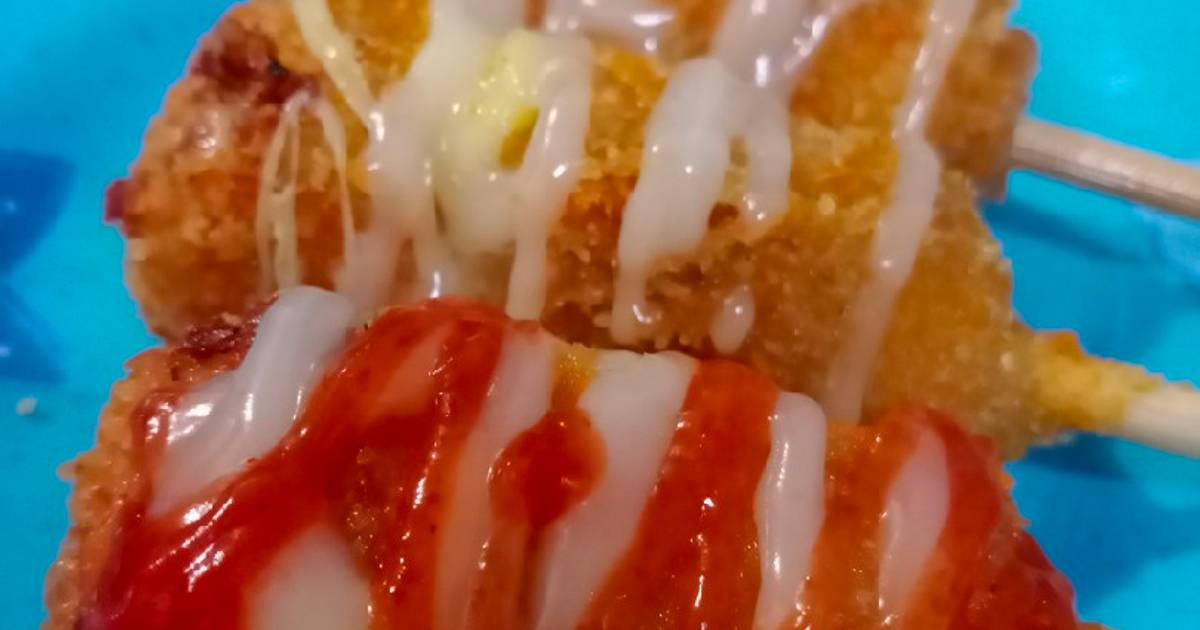 Resep Corndog Sosis Mozarella oleh Age - Cookpad