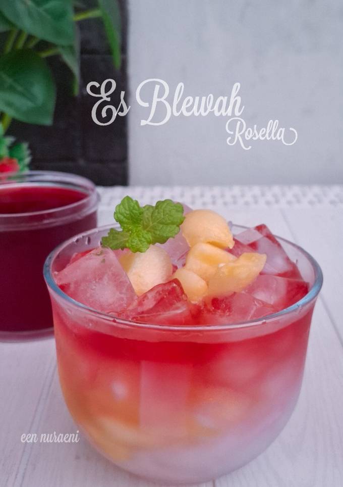Resep Es Blewah Rosella oleh Een Nuraeni - Cookpad