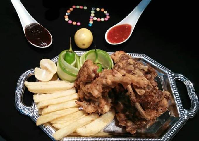 Fried Mutton Chops Recipe by Mehak Tabani - Cookpad