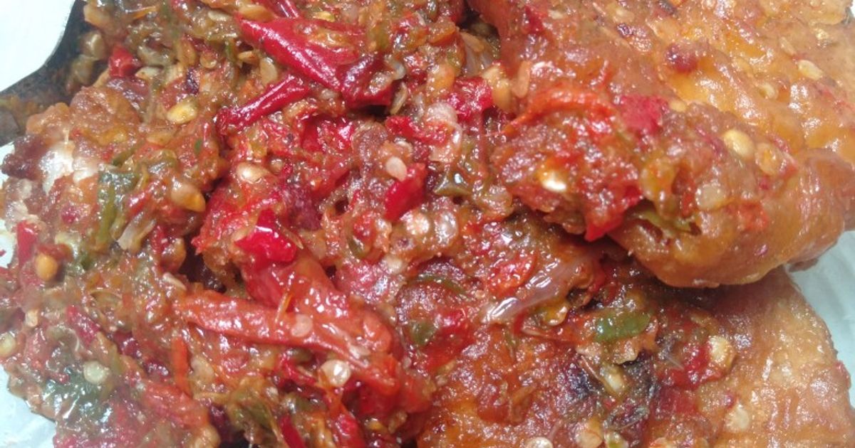 Resep Tempe Sambal Mercon oleh ester meiliana siregar - Cookpad
