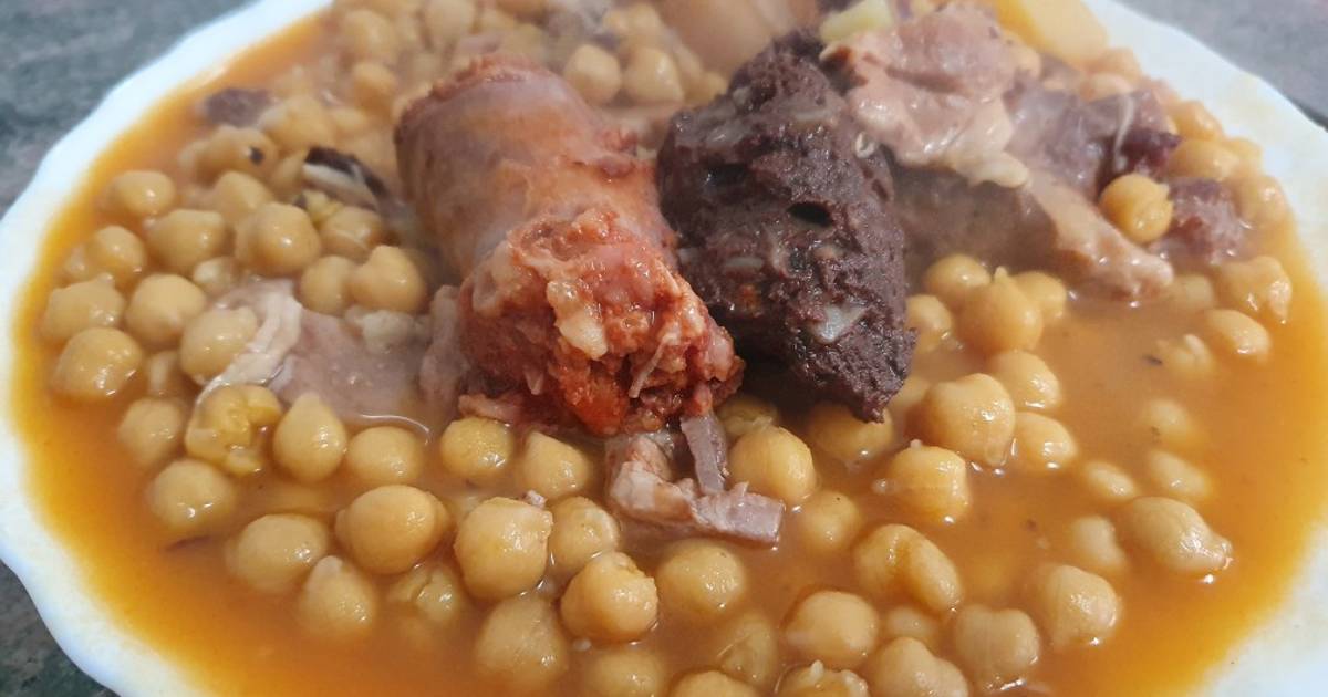 Garbanzos con carne Receta de CocinaConMoly- Cookpad