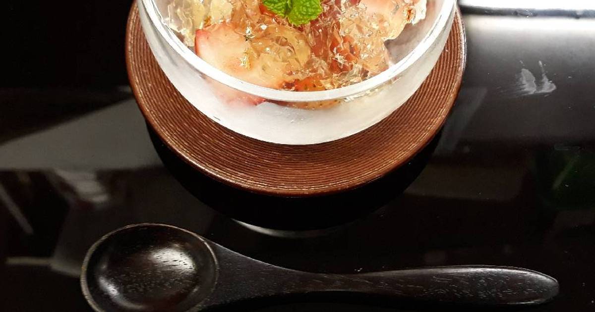 สูตร Strawberry topped with Honey Jelly Brandy โดย Chiraporn Sakorn ...