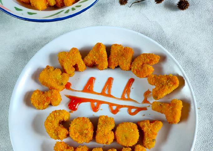 Resep Nugget Mie Alphabet oleh Lyliput Kitchen's - Cookpad