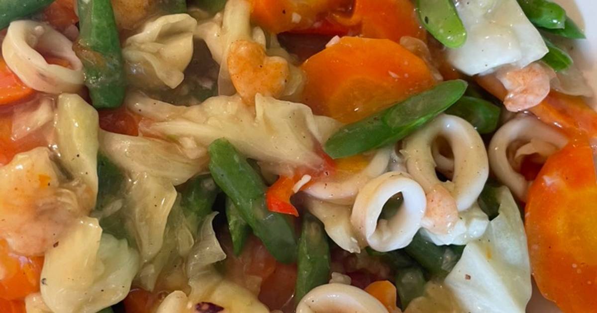 Resep Capcai seafood oleh Piska Pera - Cookpad