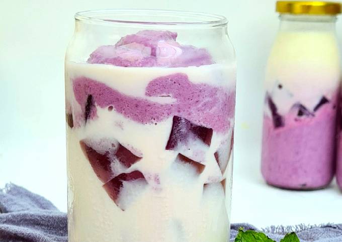 Resep Goguma Latte 고구마 라떼 (Minuman Ubi Ungu dari Korea) oleh Mrs. Ferdi ...