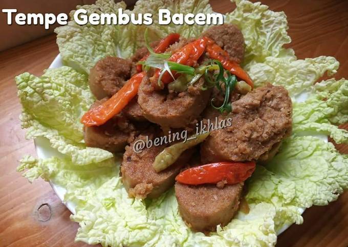 Resep Tempe Gembus Bacem oleh Bening ikhlas - Cookpad