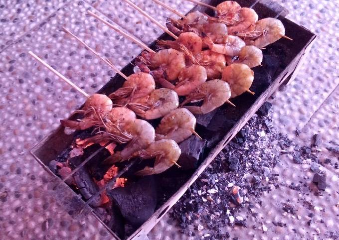 Resep Sate udang saus tiram oleh Sellyn Malynda - Cookpad