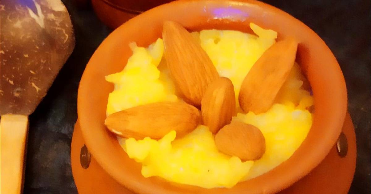 Kesari Sweet Pulao / Meethe Kesari Chawal Recipe by Vaishali Suhas ...