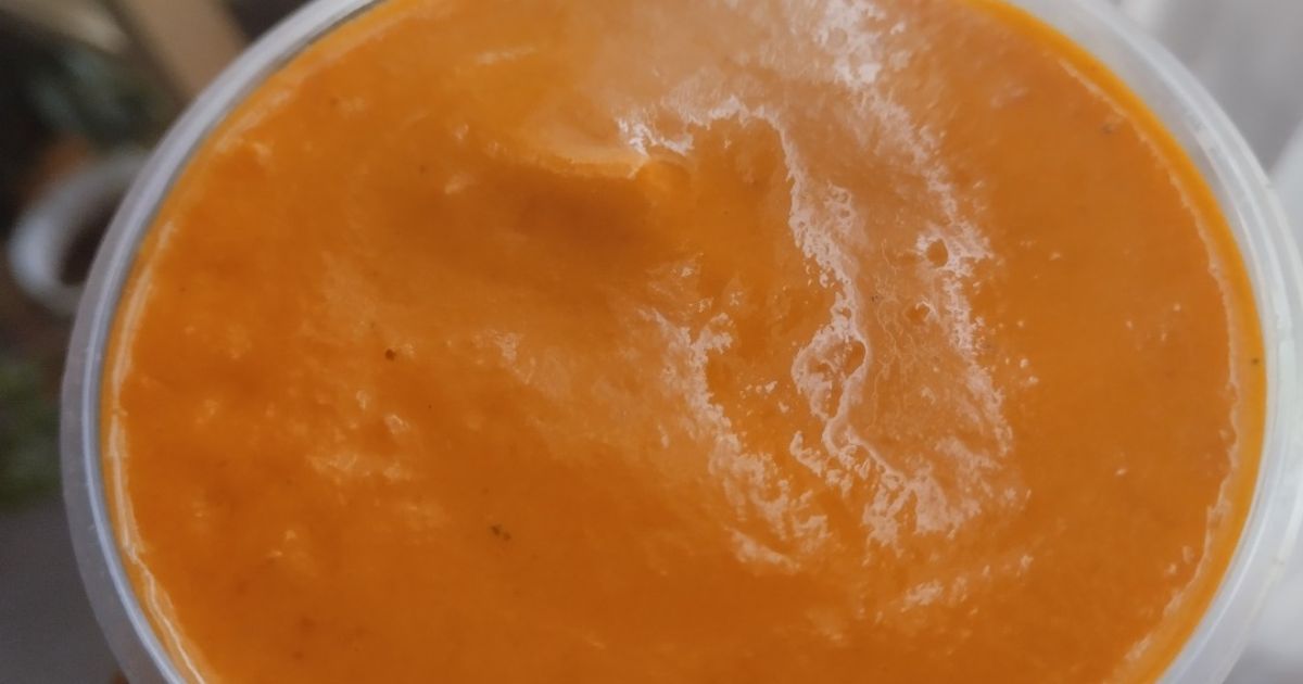 Salsa Bien Cremosa De Pimentón Rojo🌶️🥙🌰 Receta de Natalie camargo- Cookpad