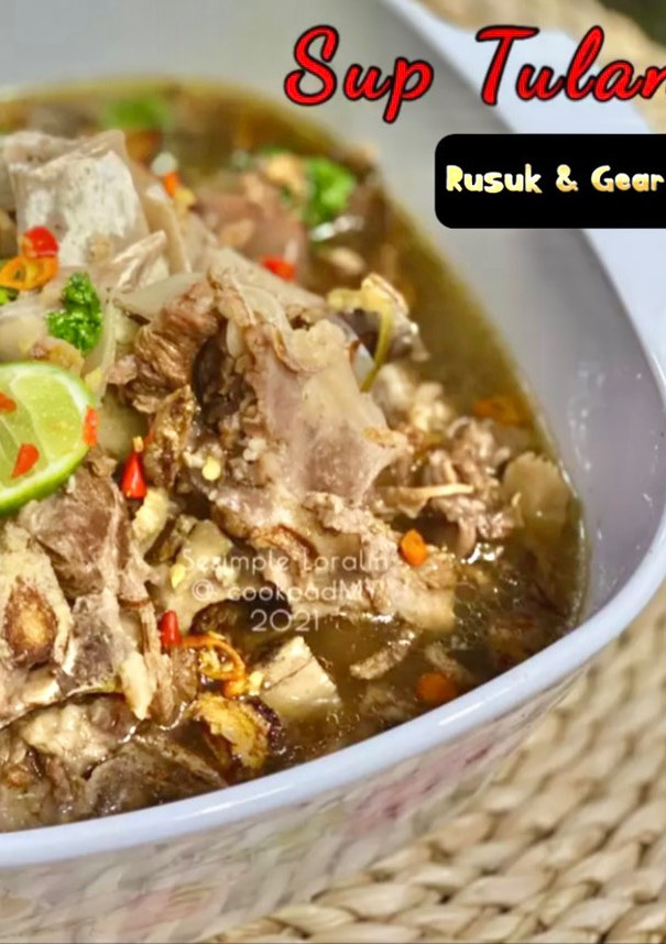 Resipi Sup Tulang Rusuk Dan Gear Box Tetiber Raya oleh Sesimple Loralin ...