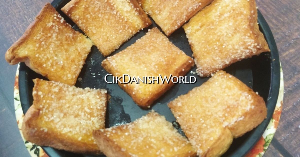 Resipi 😋 Roti Gula Kering oleh 🙋🏻‍♀️ CikDanishWorld 😍 - Cookpad