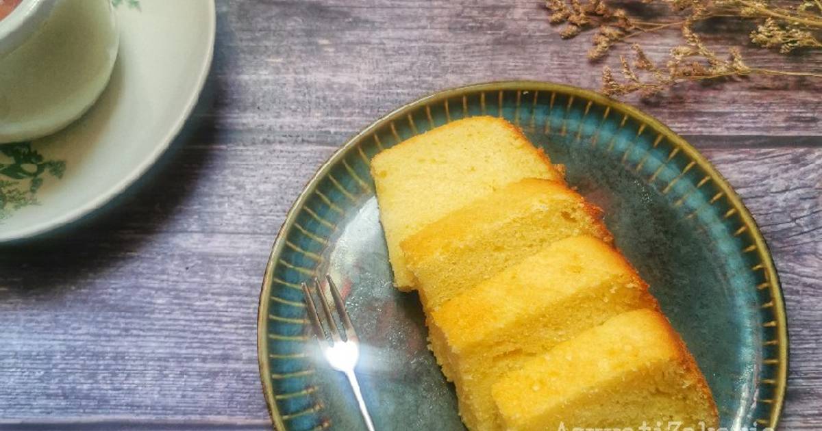 Resipi Cheddar Cheese sponge cake oleh Azyyati Zakaria - Cookpad