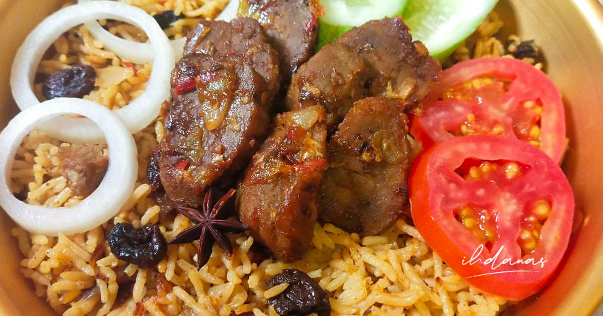 Resep Nasi Kebuli Daging Kambing Rice Cooker / Magic Com oleh ihdanas ...