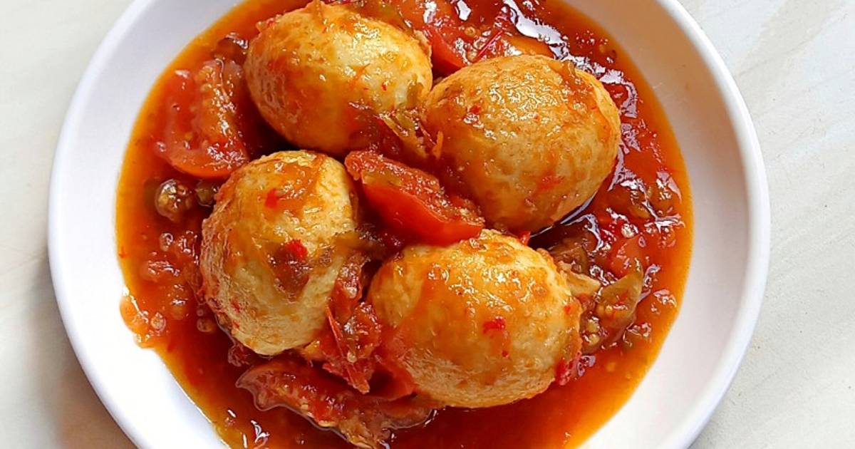 Resep Telur Sambal Tomat oleh Ismy Maulidasary - Cookpad