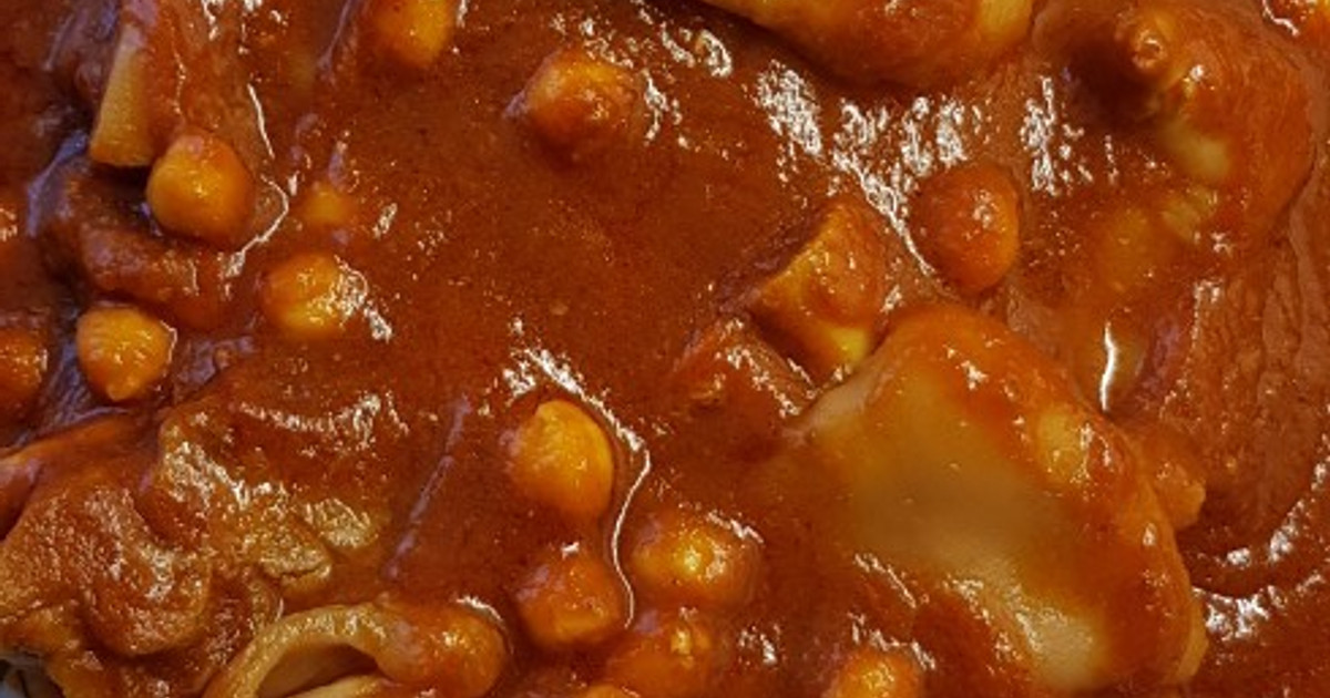 Manitas De Cerdo Con Garbanzos En Olla Express Receta de Victor ...