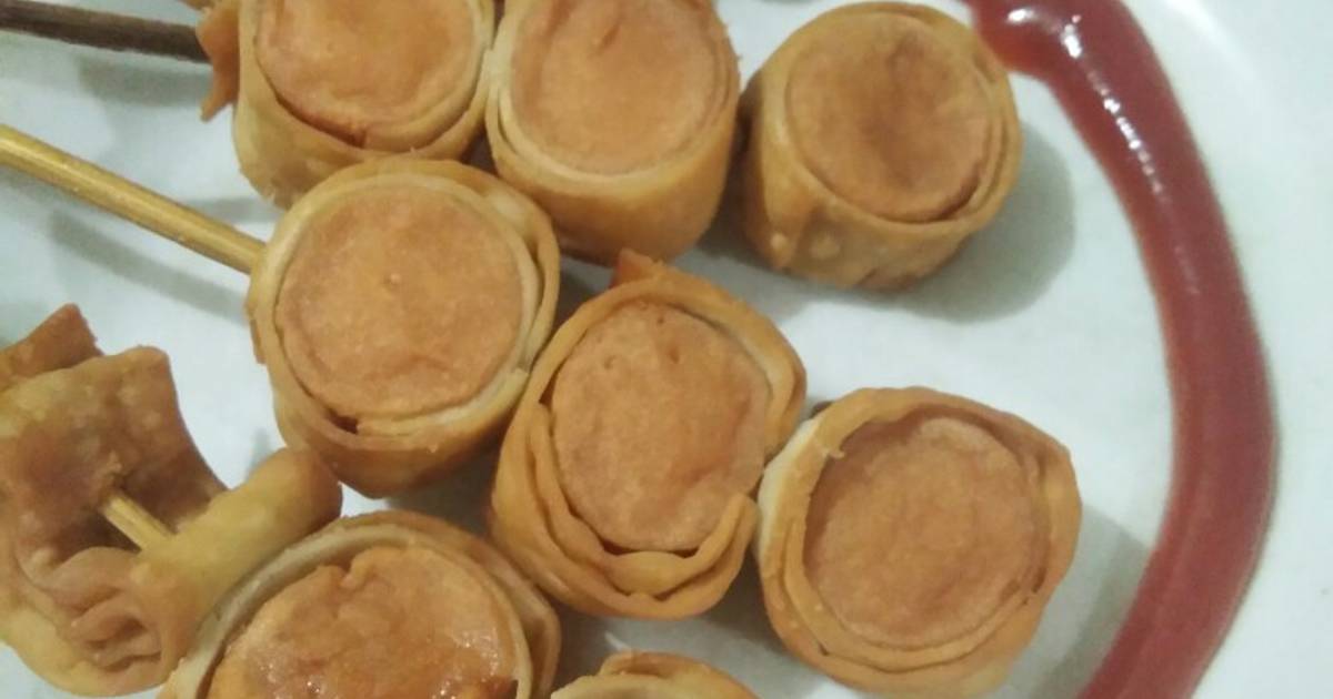 31 resep sosis kulit pangsit goreng enak dan mudah - Cookpad