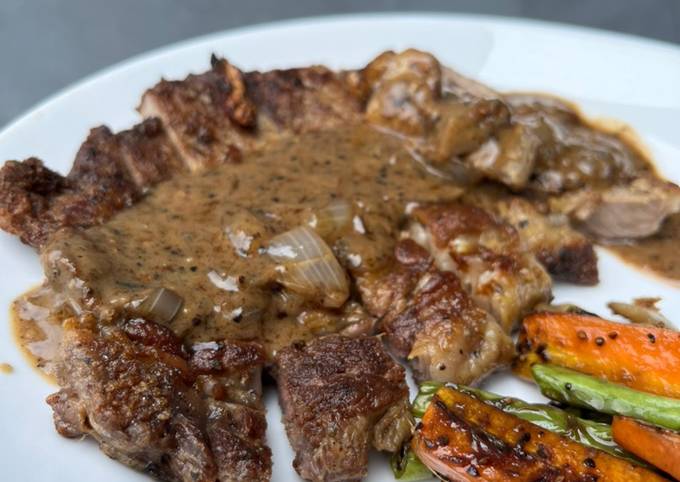 Resep Beef steak saus black pepper oleh COOK WITH TIA - Cookpad