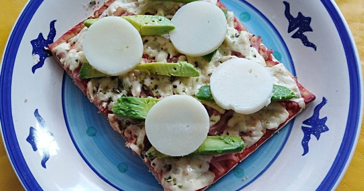 Pizza de Palmitos y Palta Receta de Lissette_iqq- Cookpad