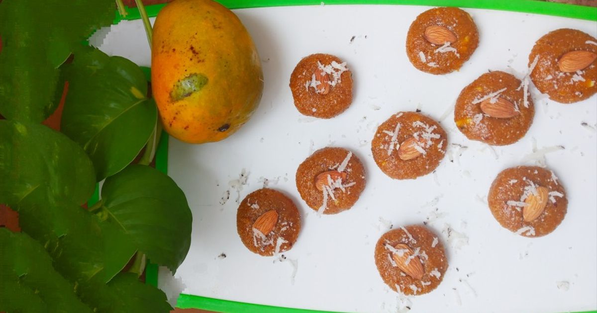 Mango Mawa Peda Recipe by Shubhi Rastogi - Cookpad
