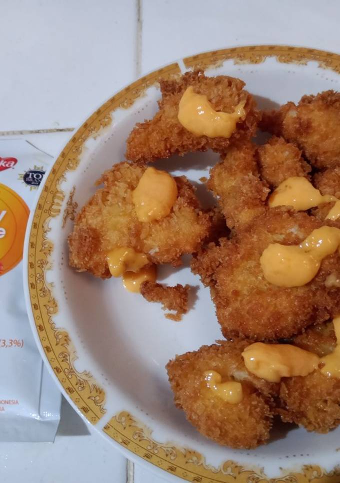 Resep Chicken Katsu saus mayo keju oleh Kiki Suita - Cookpad