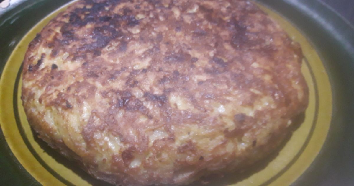 Tortilla De Papa Expréss Rica Y Saludable Receta de KARI CELSER- Cookpad